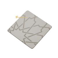China Silver Mirror Etched Stainless Steel Decorative Sheet For Elevator Decor for sale