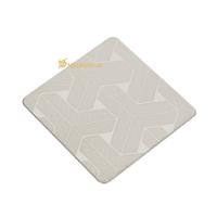 China Silver Mirror Etched Stainless Steel Decorative Sheet For Elevator Decor for sale