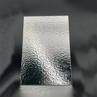China Handmade Hammer Texture 304 Stainless Steel Sheet with Double PVC Film for Decorative Use for sale