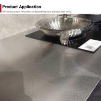 China Scratch-Resistant Coated Gold Color Embossed Stainless Steel Sheet with 0.55mm Thickness for sale