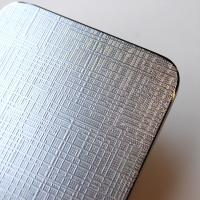 China Scratch-Resistant Coated Gold Color Embossed Stainless Steel Sheet with 0.55mm Thickness for sale