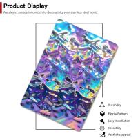 China 304 Stainless Steel Water Ripple Sheet with Mirror Finish and 0.65mm Thickness for Ceiling Decoration for sale