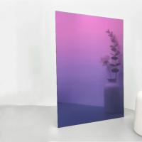 China PVD Pink and Purple Gradient Mirror Finish Stainless Steel Sheet 304 Grade 4x8 Size for Interior Decoration for sale