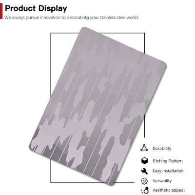 China 201 Stainless Steel Elevator Sheet in 1219x3048mm Size for Decorative Applications for sale