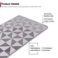 China Elevator Interior Design Stainless Steel Sheet Four Feet for sale
