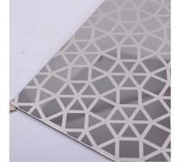 China Silver Mirror Etched 201 Stainless Steel Decorative Sheet For Elevator Decor for sale