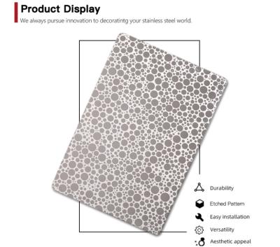 China Elevator Cabin Sheet,304 Mirror Etching Pattern Stainless Steel For Elevator Cab Interior Design for sale
