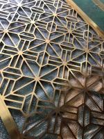 China Antique Brass Stainless Steel Room Divider Wall Divider ODM Available for sale