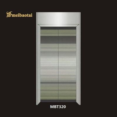 China 304 Stainless Steel Sheet with 0.95mm Thickness Hairline Finish and Silver Color Coating for Elevators for sale