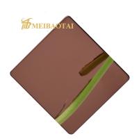 China PVD Color Mirror Finish Decorative Stainless Steel Sheet DIN Standard for Elegant Wall and Ceiling Decor for sale