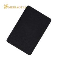 China Sandblasted Colorful Decorative Stainless Steel Sheet 0.75mm Thickness Anti Fingerprint for sale
