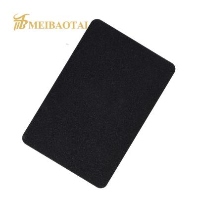China Sandblasted Colorful Decorative Stainless Steel Sheet 0.75mm Thickness Anti Fingerprint for sale
