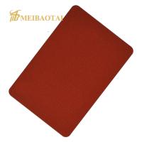 China 1219mm Width PVD Color Coated Sandblasted Decorative Stainless Steel Sheet for Kitchen Walls for sale
