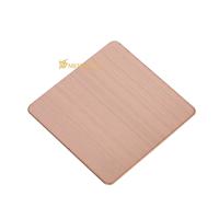 China PVD Coated 430 Grade Hairline Stainless Steel Sheet Panel 1219x2438mm With 8c PVC Film for sale
