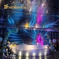 China Blue PVD Coated 304 Stainless Steel Water Ripple Sheet with 1000mm Width for Decorative Applications for sale