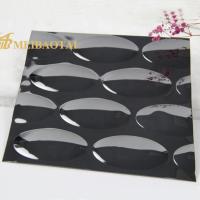 China 304 Grade Mirror Finish Embossed Stainless Steel Sheet with 3m Length for Decorative Wall Cladding for sale