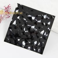 China Black Stamped Embossed Stainless Steel Sheet 0.8 Mm Thickness GB Standard for sale