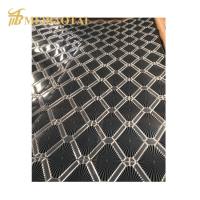 China Double Color Plating Embossed Stainless Steel Sheet 0.85mm Thickness for sale