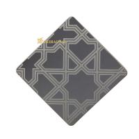 China Pvd Color Coating Mirror Etched Stainless Steel Sheet 1.0mm Thickness for sale