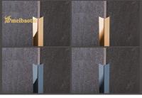 China Mirror Finish L Slot Stainless Steel Tile Trim Hotel Decorative for sale