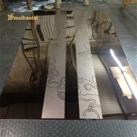 China Etched Elevator Stainless Steel Sheet 1.0mm-3.0mm Thickness Slit Edge for sale