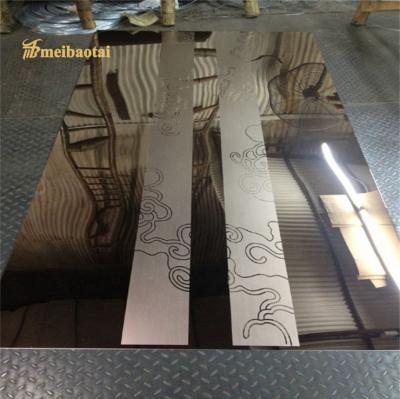 China Etched Elevator Stainless Steel Sheet 1.0mm-3.0mm Thickness Slit Edge for sale
