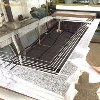 China Mirror Etched Stainless Steel Elevator Door Sheet Customized Patterns for sale