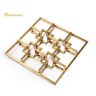 China Hairline Metal Frame Room Dividers Art Screens 4cm Thick JIS Standard for sale