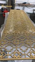 China 30mm Thickness Laser PVC Film Metal Room Divider with Customized Size for Hotel and Home for sale
