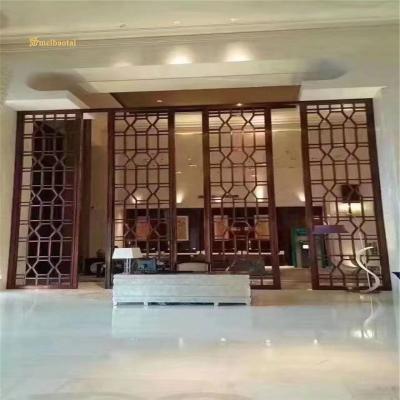 China Color 201 304 Stainless Steel Room Divider 0.3-3.0MM Thickness for sale