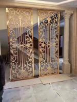 China 201 304 Stainless Steel Room Checkered Shape Divider Hotel Decoration for sale