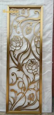 China Gold Mirror Stainless Steel Room Divider 0.3-3.0mm Thickness for sale
