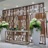 China Ss304 Stainless Steel Art Deco Room Divider In Rooms Hall for sale