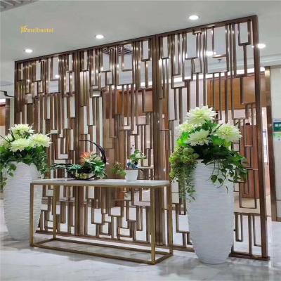 China Ss304 Stainless Steel Art Deco Room Divider In Rooms Hall for sale