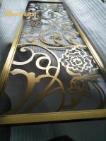 China MBT Stainless Steel Room Divider 0.3mm Hotel Decoration Customizable Size for sale
