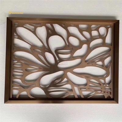 China PVD Rose Coated SS201 Stainless Steel Room Divider DIN Standard Metal Room Partition for sale