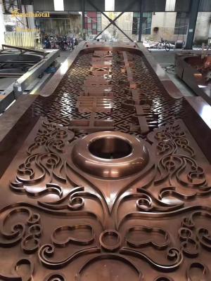 China 304 MBT Stainless Steel Room Divider Slit Edge For Kitchen Decoration for sale