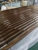China PVD Color Coated Brown Stainless Steel Room Divider with Customized Size for Modern Spaces for sale