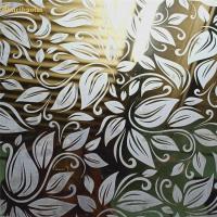 China 304 Grade Mirror Finish Etched Stainless Steel Sheet for Elevator Decoration for sale