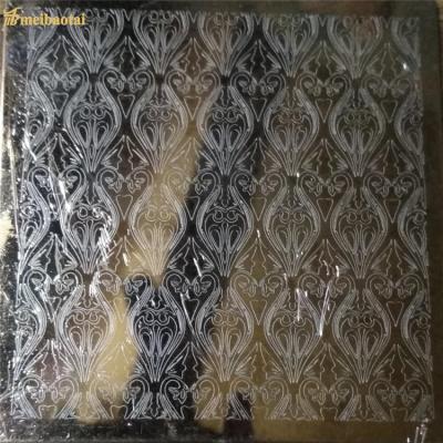 China Black Mirror Etched Stainless Steel Sheet Thickness 0.3mm AISI for sale