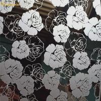 China Various Color Coating 304 Grade Etched Stainless Steel Sheet in 1219x3048mm Size for Decorative Applications for sale