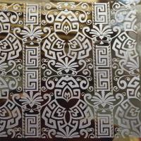 China 304 Grade Mirror Etched Stainless Steel Sheet 1219x2438mm for Elevator Decoration for sale