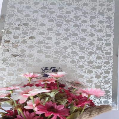 China 8K Mirror Etched Finish 304 Cold Rolled Stainless Steel Sheet Plate 1.18mm Thick for sale
