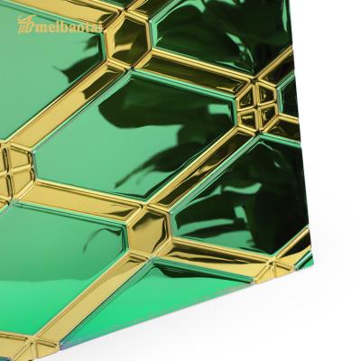 China Embossed  Stamped Stainless Steel Sheets 3048mm Length SS304 Material for sale