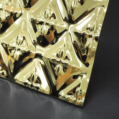 China 201 Stainless Steel Diamond Plate Sheets AISI Standard 0.75mm Thickness for sale