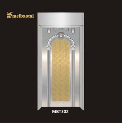 China 0.65mm Thickness 304 Grade Etched Mirror Stainless Steel Sheet for Elevator Decoration for sale