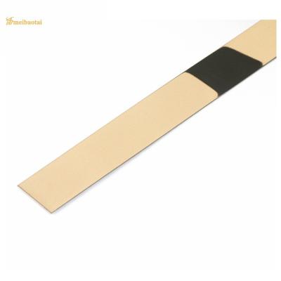 China Stainless Steel Peel And Stick Decorative Wall Tile Trim 3048mm Length for sale