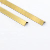 China 2438mm Stainless Steel Wall Panel Trim T Shape Rose Gold Pvd Color for sale