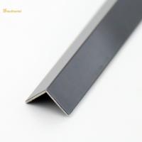 China Hairline Stainless Steel Floor Transition Strip L Profile Sustainable for sale