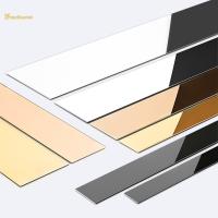 China Rose Color SS304 Polished Stainless Tile Trim 2438mm Length for sale